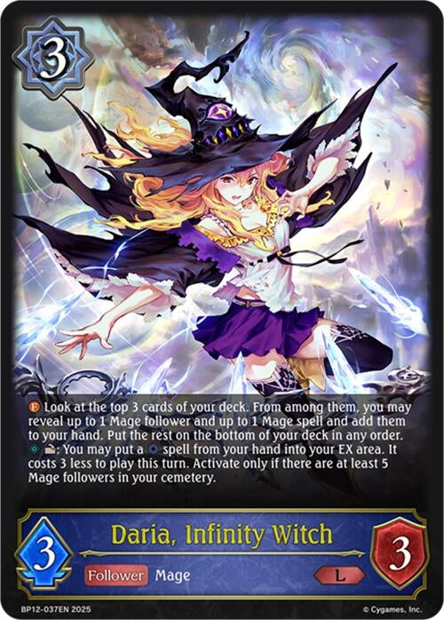 Daria, Infinity Witch (BP12-037EN) – 50cards