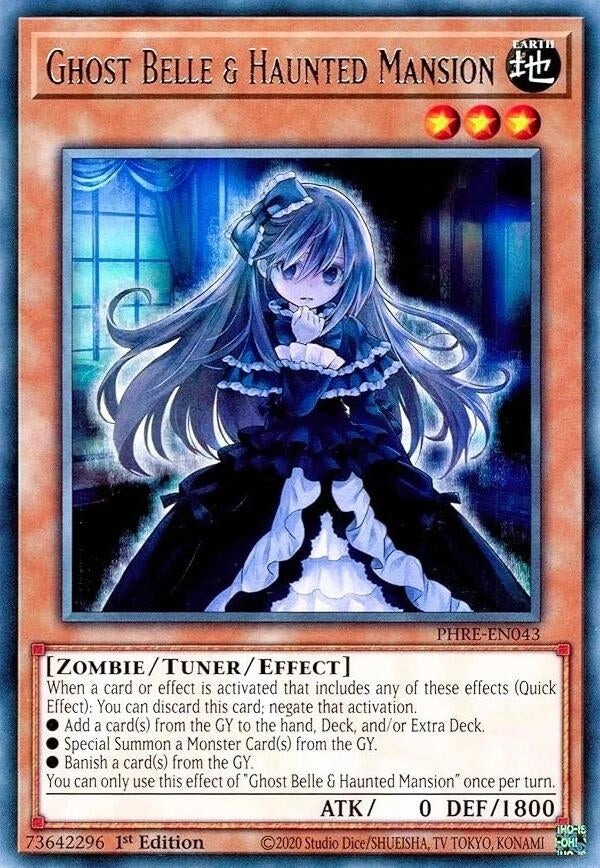 Ghost Belle & Haunted Mansion (PHRE-EN043) – 50cards