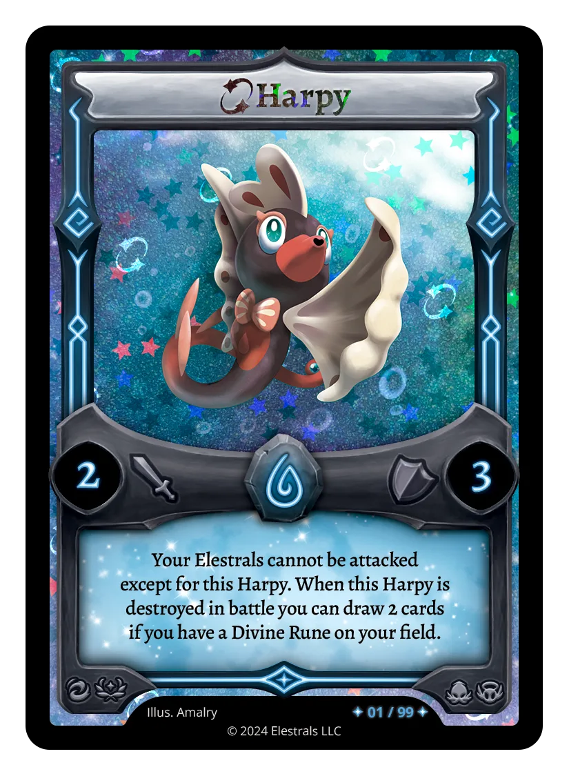 Harpy (Serialized) (/99) – 50cards
