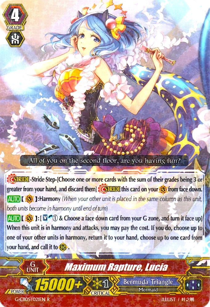 Maximum Rapture, Lucia (G-CB05/021EN) [Prismatic Divas] – 50cards