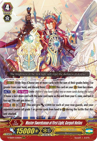 Master Swordsman of First Light, Gurguit Helios (V-SS09/030EN) [Reviva – 50cards