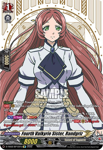 Fourth Valkyrie Sister, Randgriz (D-TB02/SP12EN) [Record of Ragnarok ...
