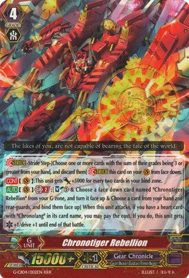 Chronotiger Rebellion (G-CB04/002EN) [Gear of Fate] – 50cards