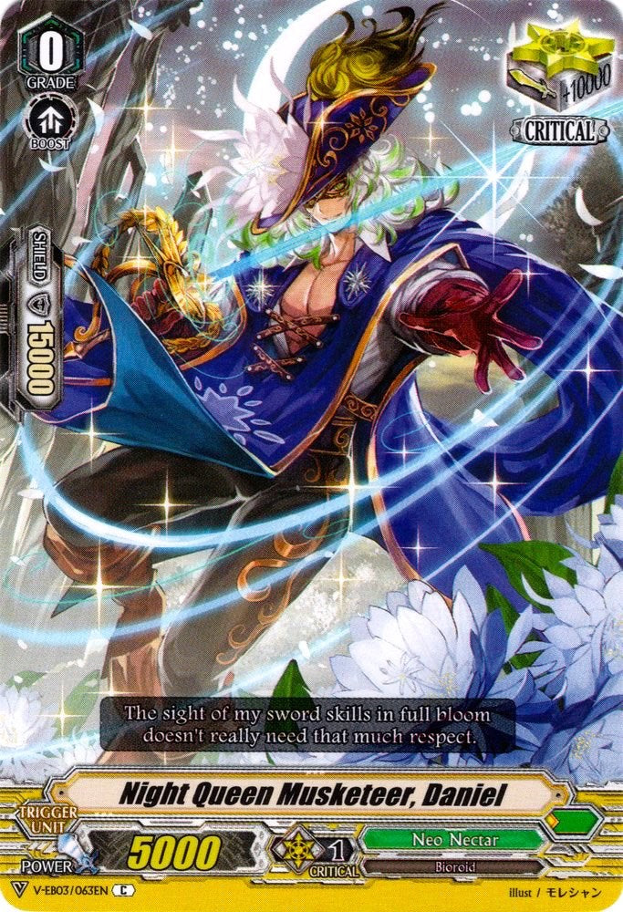 Night Queen Musketeer, Daniel (V-EB03/063EN) [ULTRARARE MIRACLE COLLEC ...