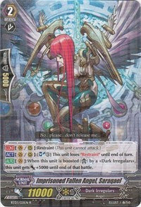 Imprisoned Fallen Angel, Saraqael (BT03/021EN) [Demonic Lord Invasion ...