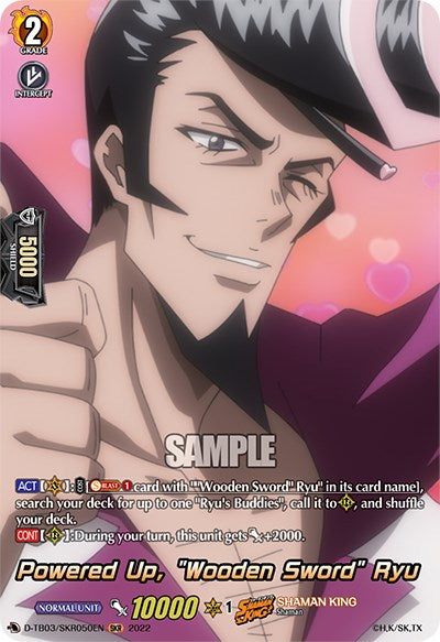 Powered Up, "Wooden Sword" Ryu (D-TB03/SKR050EN) [Shaman King] – 50cards