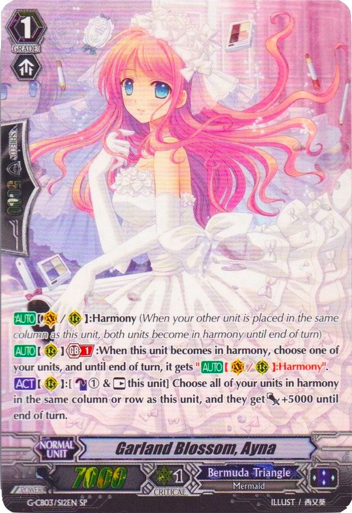 Garland Blossom, Ayna (G-CB03/S12EN) [Blessing of Divas] – 50cards