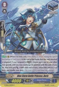 Blue Storm Battle Princess, Doris (G-CB02/040EN) [Commander of the Inc ...
