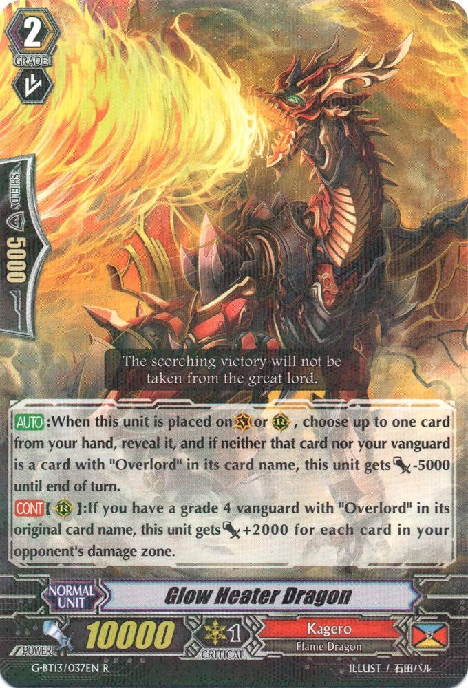 Glow Heater Dragon (G-BT13/037EN) [Ultimate Stride] – 50cards