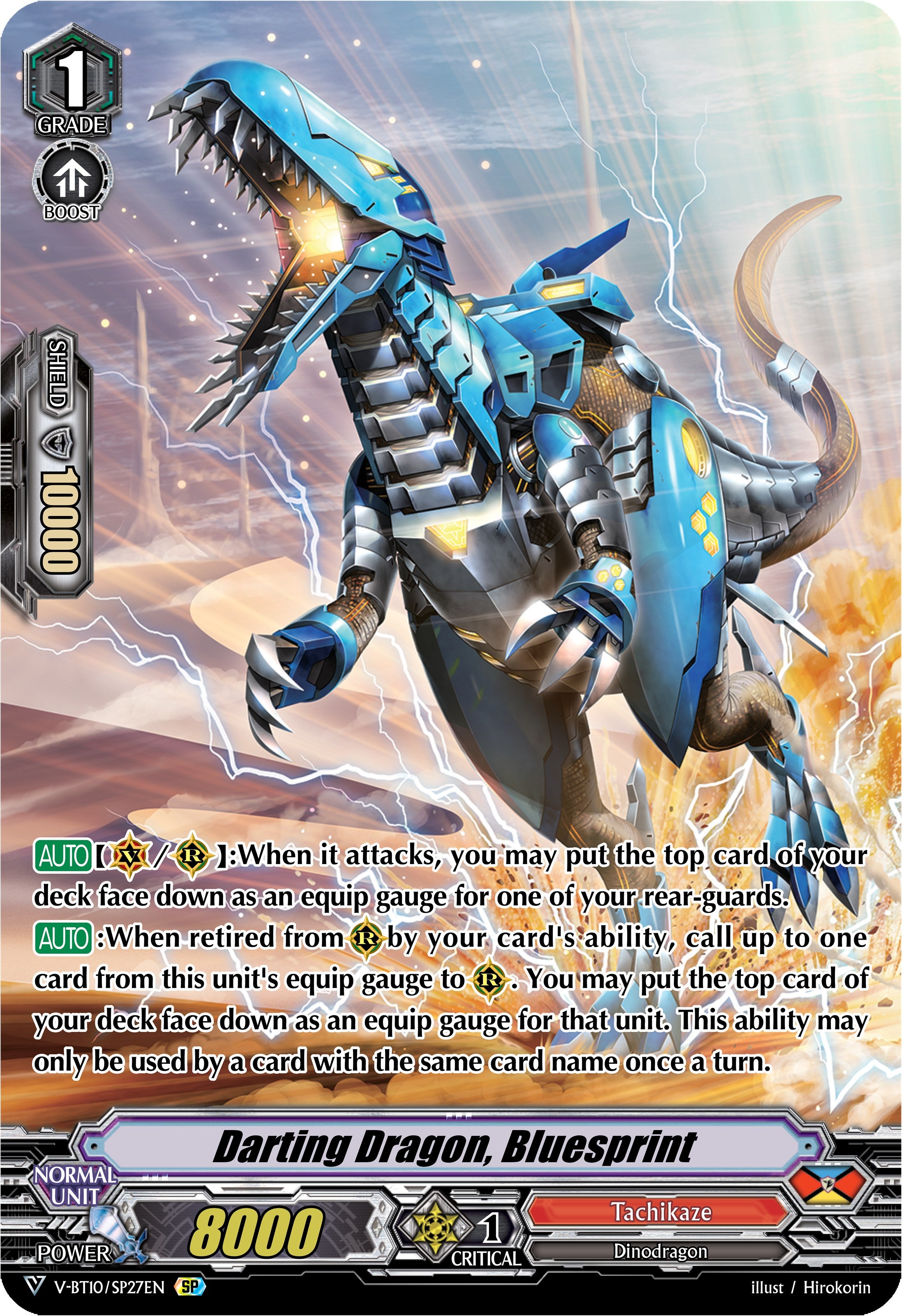 Darting Dragon, Bluesprint (V-BT10/SP27EN) [Phantom Dragon Aeon] – 50cards
