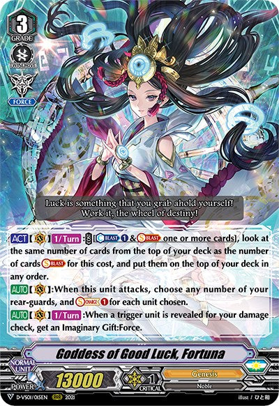 Goddess of Good Luck, Fortuna (D-VS01/015EN) [V Clan Collection Vol.1 ...