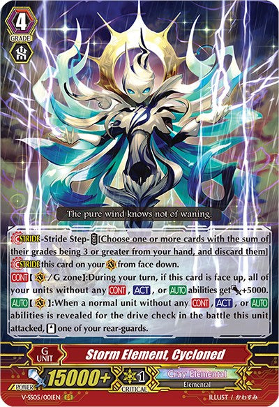 Storm Element, Cycloned (V-SS05/001EN) [Premium Collection 2020] – 50cards