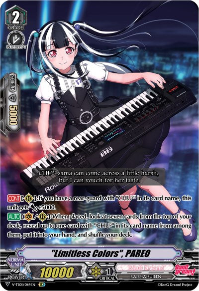 "Limitless Colors", PAREO (V-TB01/064EN) [BanG Dream! FILM LIVE] – 50cards