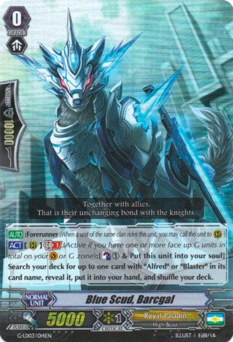 Blue Scud, Barcgal (G-LD03/014EN) [G-Legend Deck Vol.3: The Blaster ...