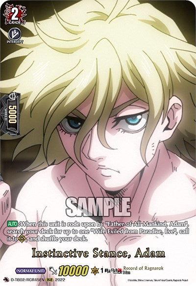 Instinctive Stance, Adam (D-TB02/RGR45EN) [Record of Ragnarok] – 50cards