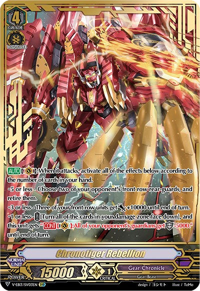 Chronotiger Rebellion (V-EB13/SV03EN) [The Astral Force] – 50cards