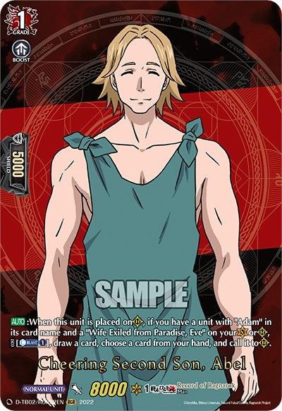 Cheering Second Son, Abel (D-TB02/RGR62EN) [Record of Ragnarok] – 50cards