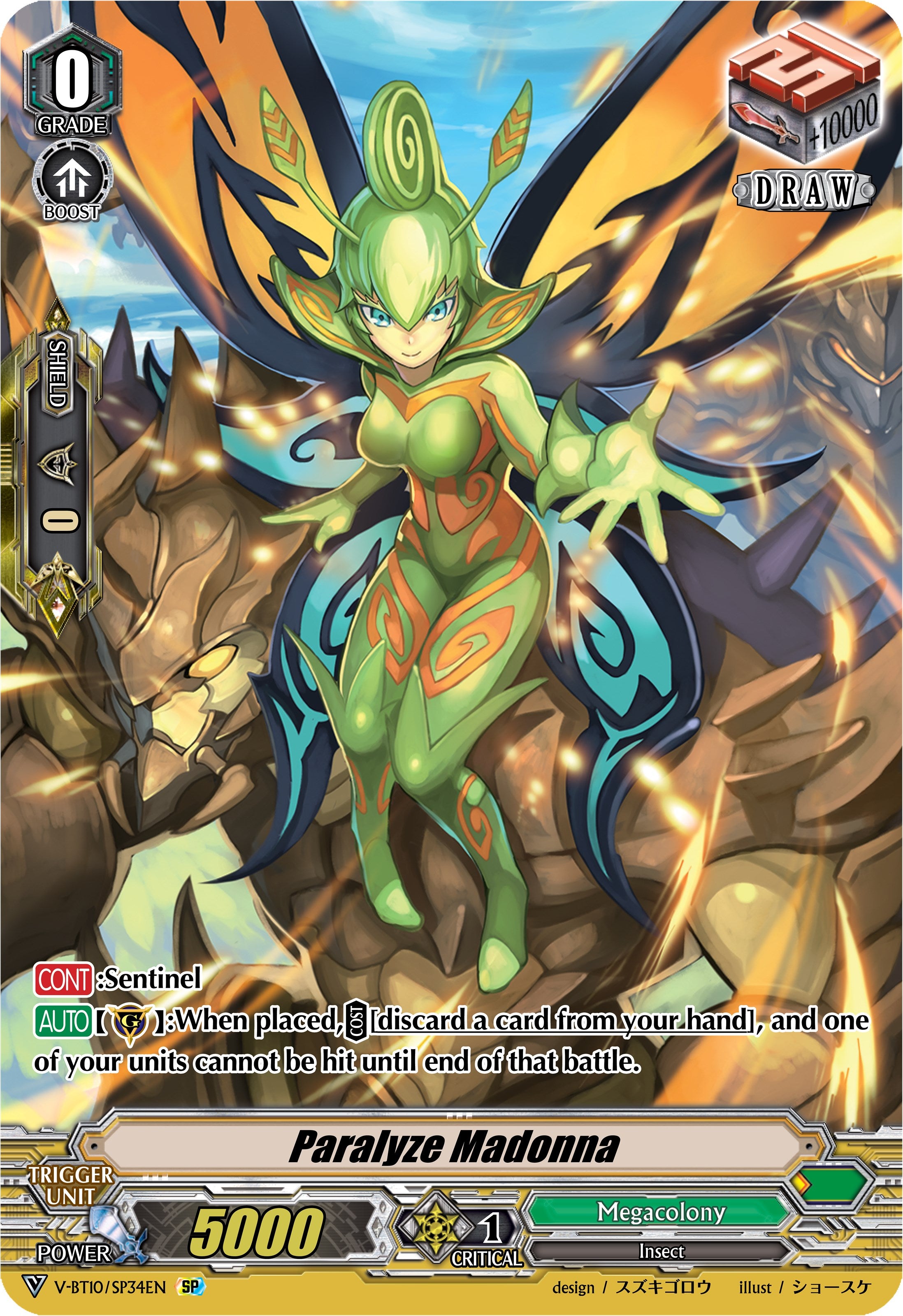 Paralyze Madonna (V-BT10/SP34EN) [Phantom Dragon Aeon] – 50cards