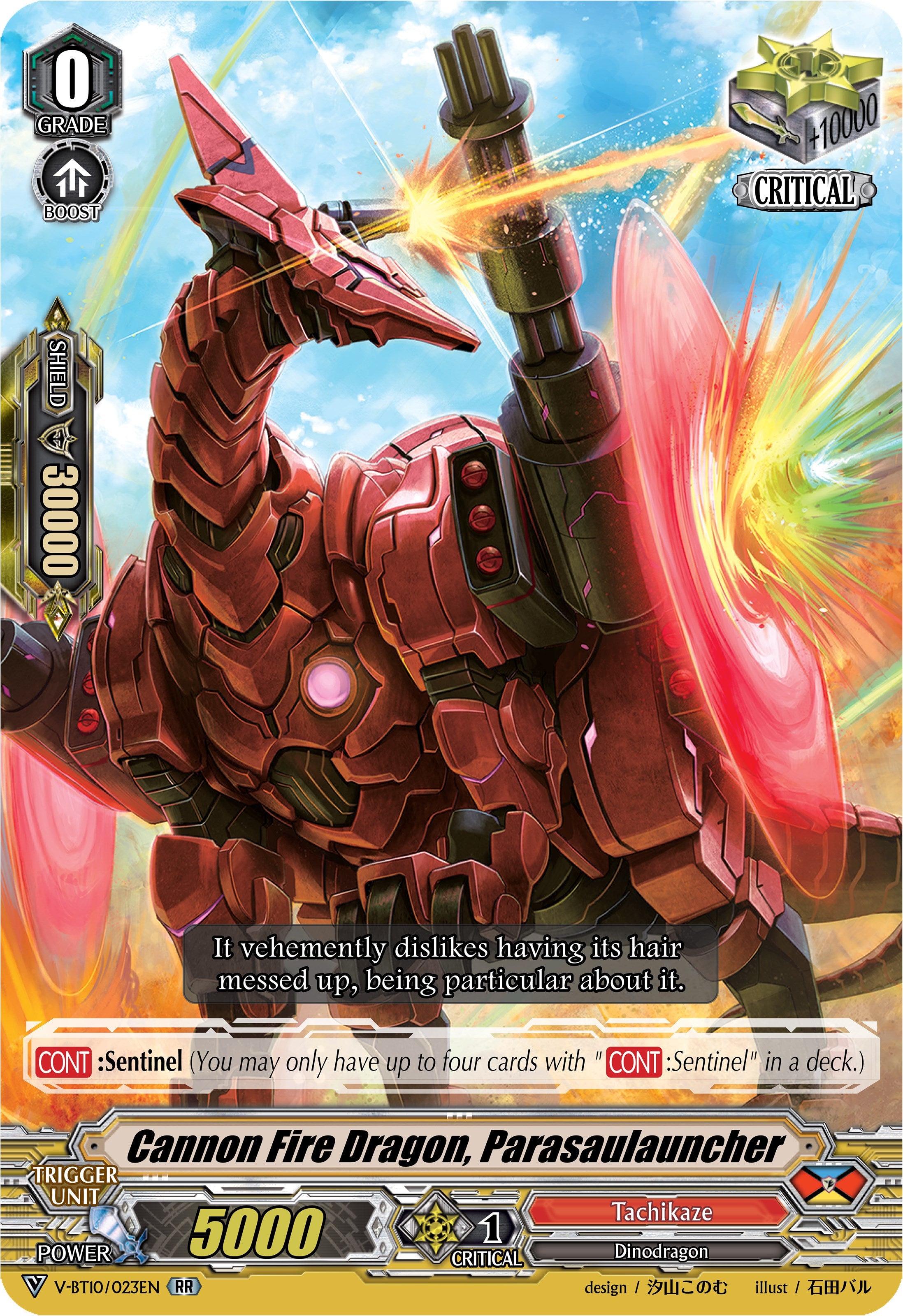 Cannon Fire Dragon, Parasaulauncher (V-BT10/023EN) [Phantom Dragon Aeo ...