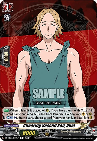 Cheering Second Son, Abel (D-TB02/062EN) [Record of Ragnarok] – 50cards
