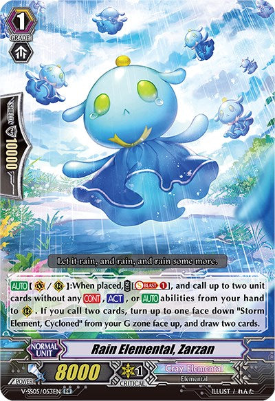 Rain Elemental, Zarzan (V-SS05/053EN) [Premium Collection 2020] – 50cards